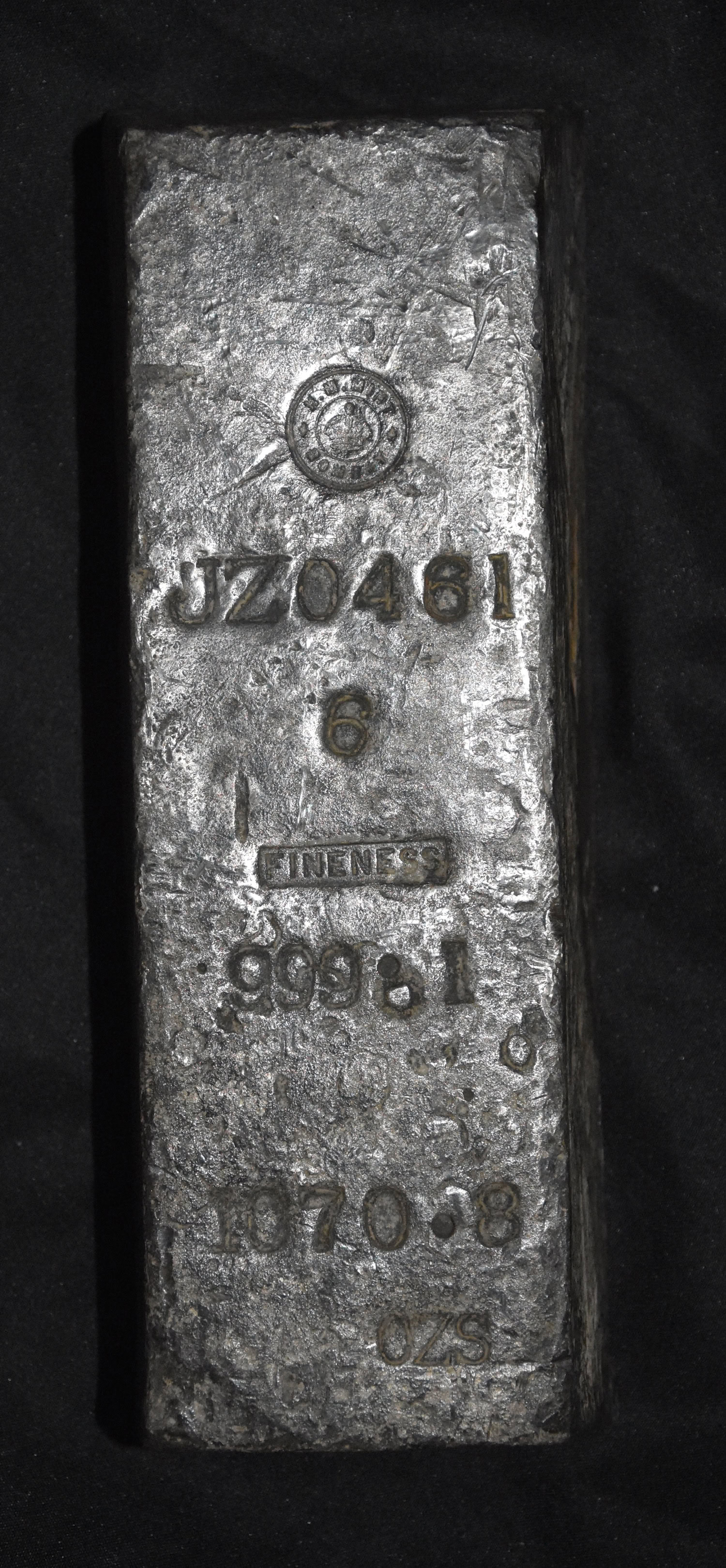 Massive S.S. Gairsoppa Shipwreck 1,070.8 Ounce Fine Silver Ingot/Bar ...