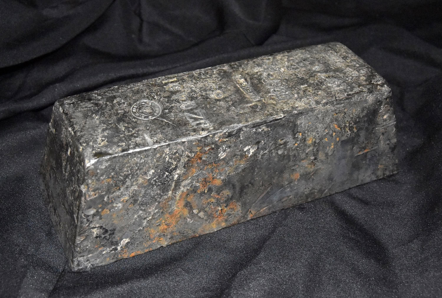 Massive S.S. Gairsoppa Shipwreck 1,070.8 Ounce Fine Silver Ingot/Bar ...