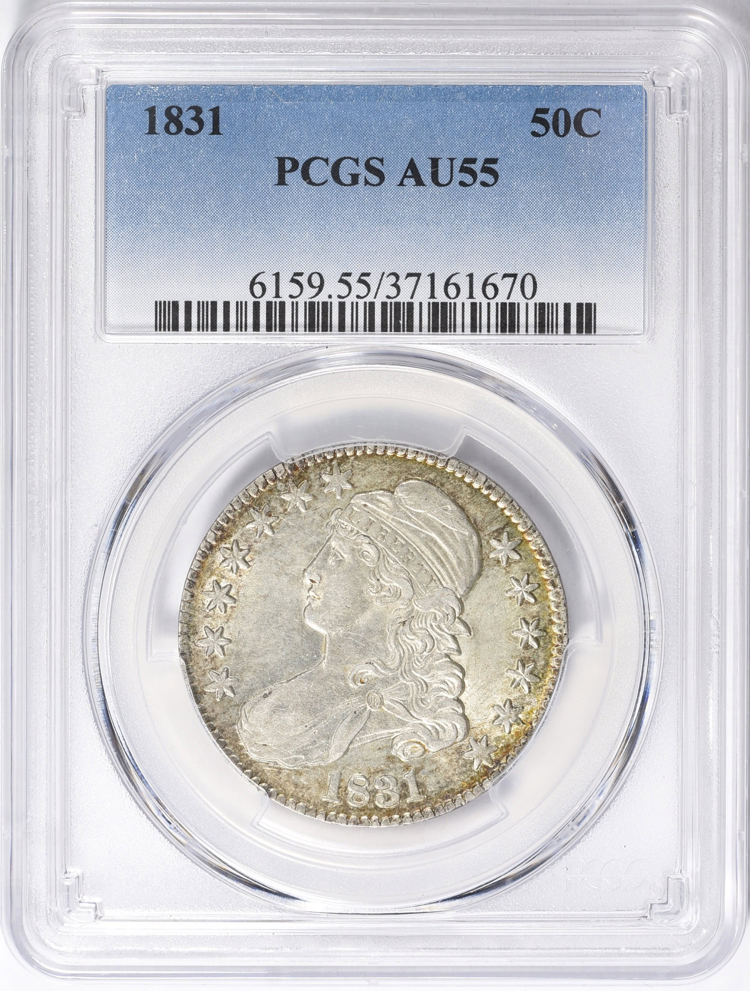 1831 Capped Bust Half Dollar PCGS AU-55 (Item 954814) | GreatCollections Coin Auctions