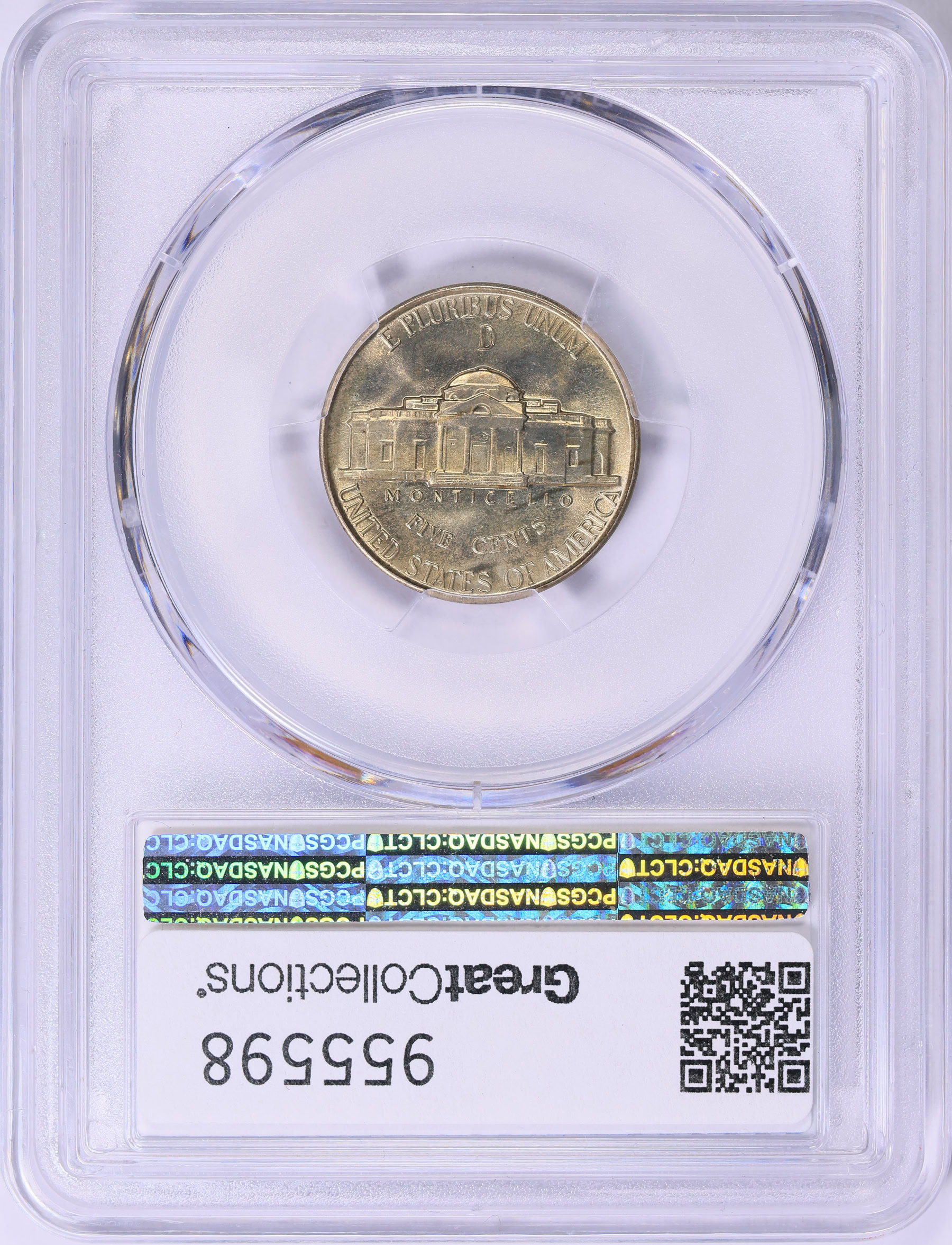 1944-D Jefferson Nickel PCGS MS-67 FS (Item 955598) | GreatCollections Coin Auctions