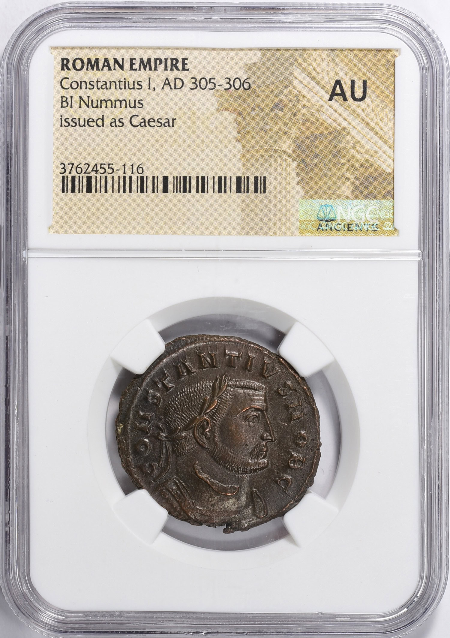 Ancient Roman Empire, Constantius I as Caesar (A.D. 293-305) c.A.D 302 ...