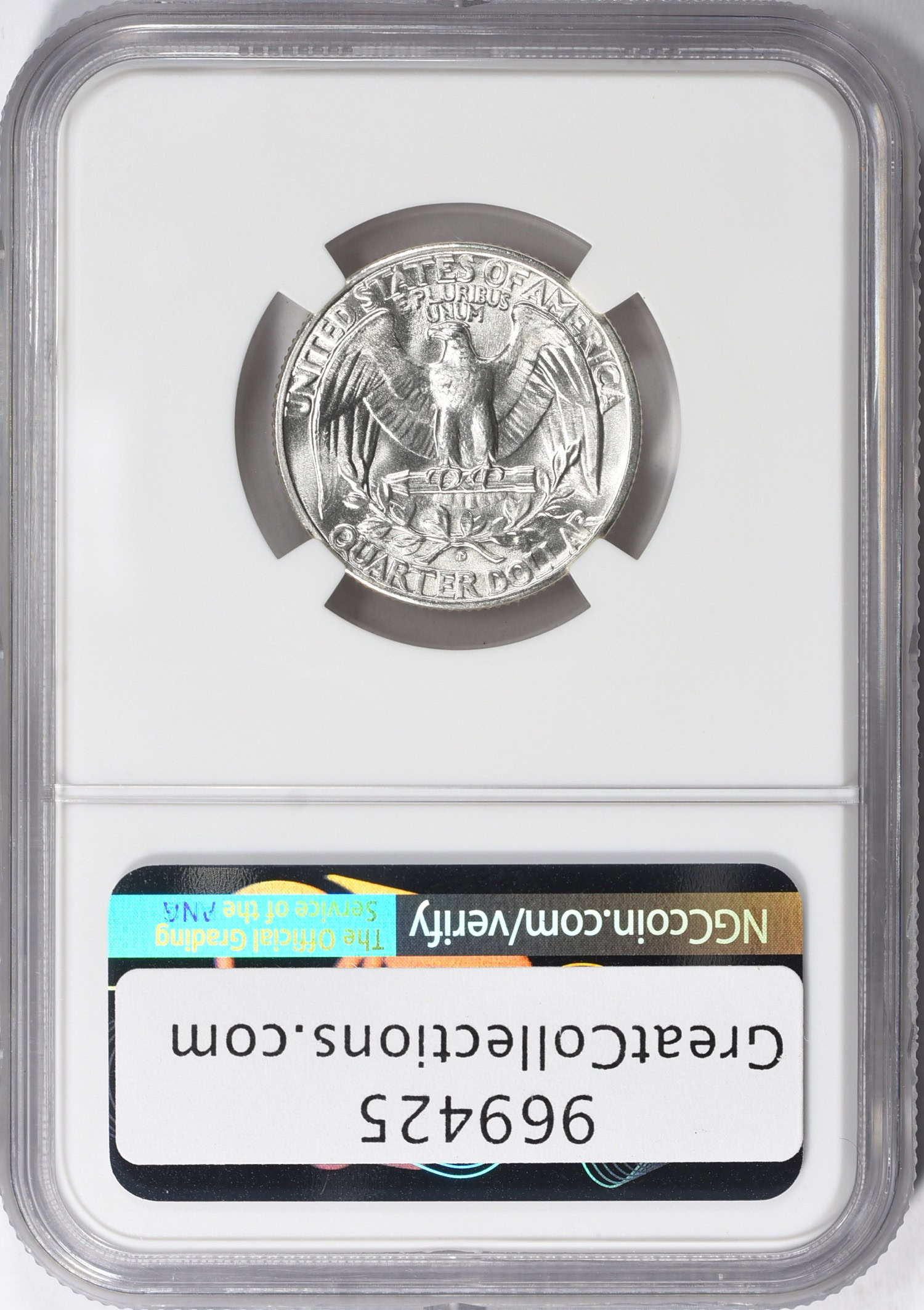 1943-D Washington Quarter DDO FS-101 NGC MS-67 (CAC Green) (Item 969425 ...