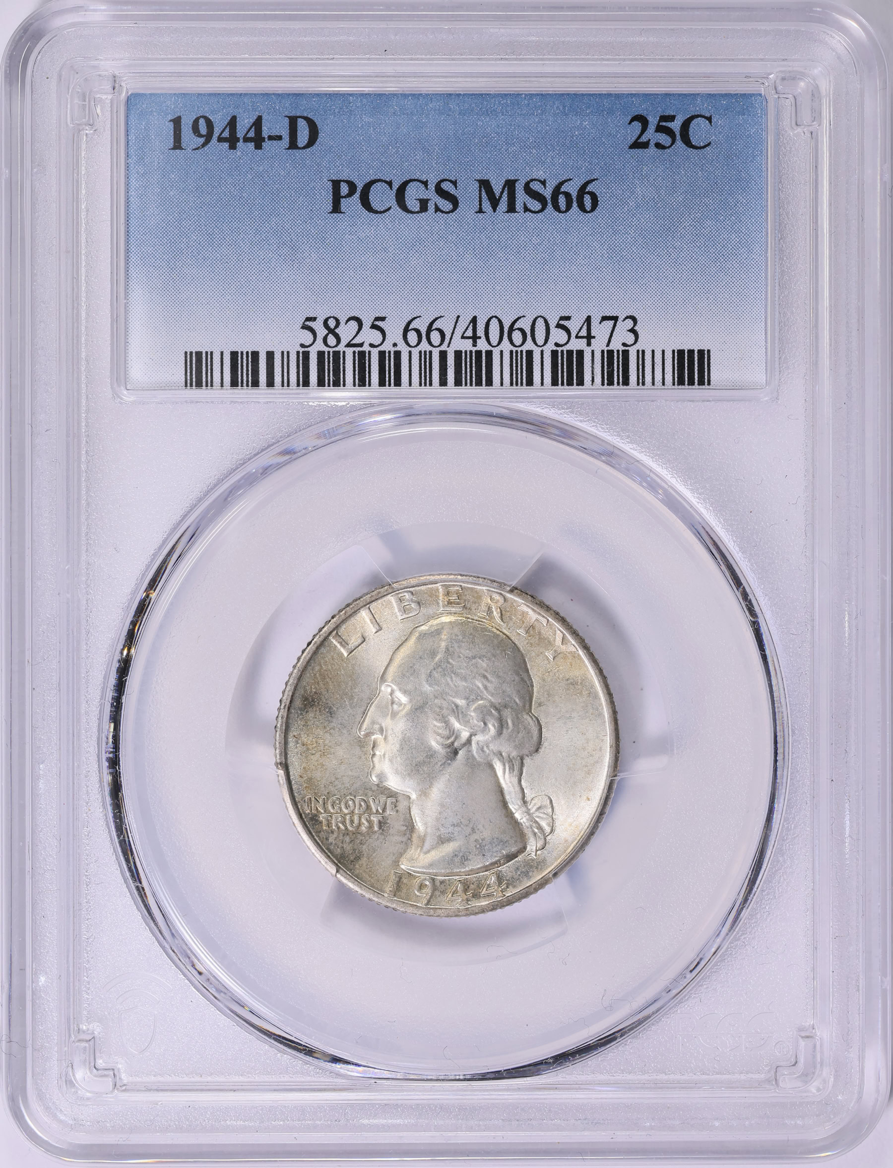 1944-D Washington Quarter PCGS MS-66 (Item 971905) | GreatCollections Coin Auctions