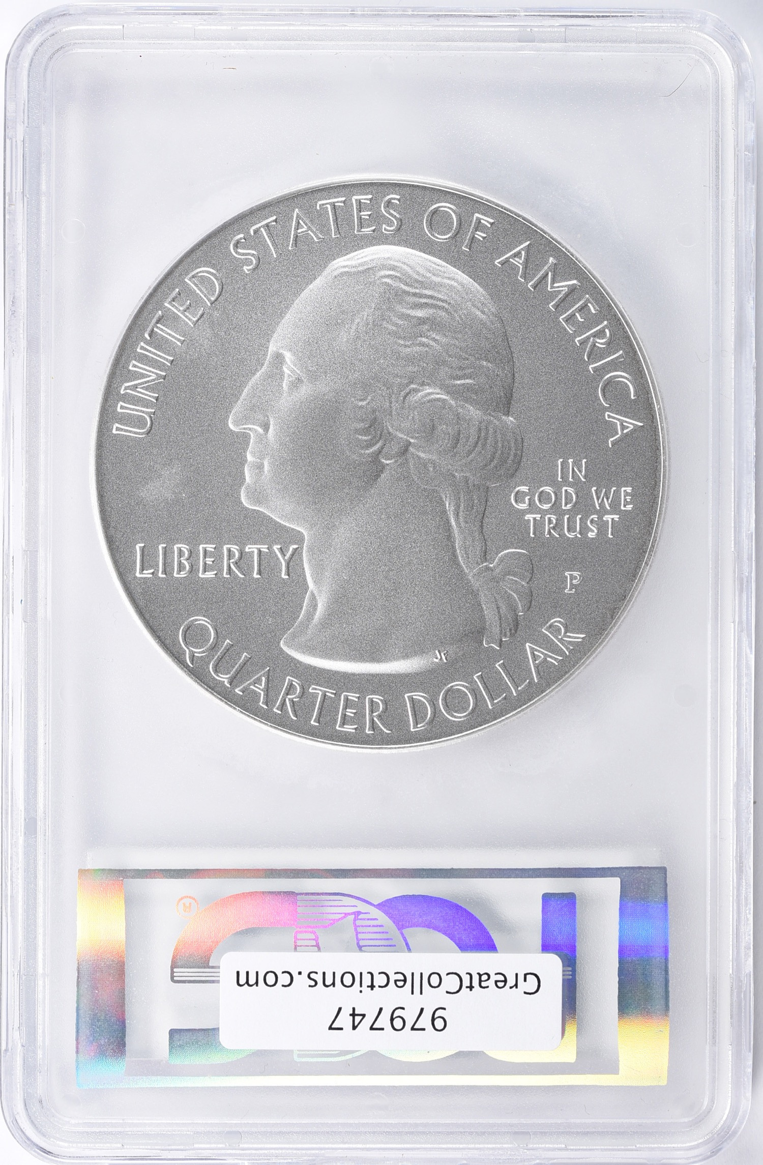 2014-P America the Beautiful 5 oz. Silver Quarter Arches NP First ...