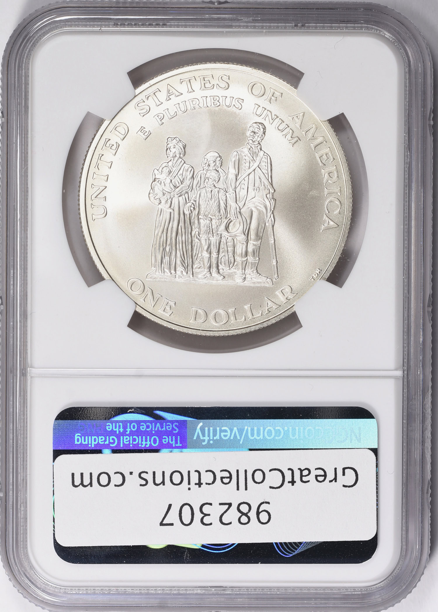1998-S Black Revolutionary War Patriots Crispus Attucks Silver Dollar ...