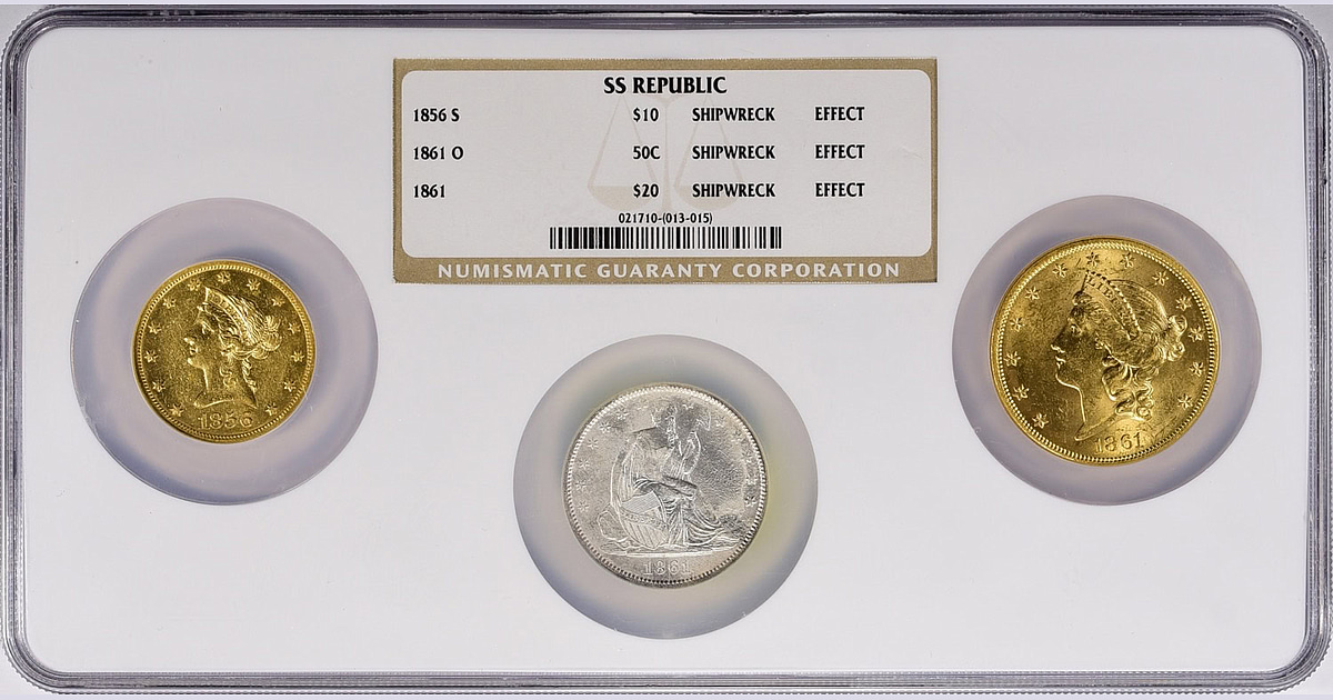 The Collier Collection of Shipwreck Coins at GreatCollections Coin Auctions