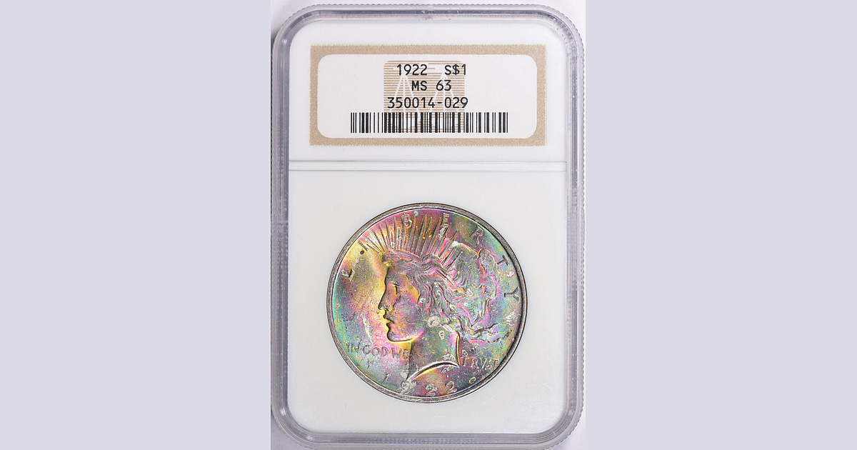 The Lava Skylight Collection of Toned Coins at GreatCollections Coin ...