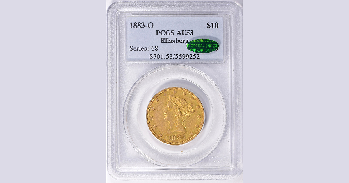 The Pinnacle Collection of New Orleans Gold Coins at GreatCollections ...
