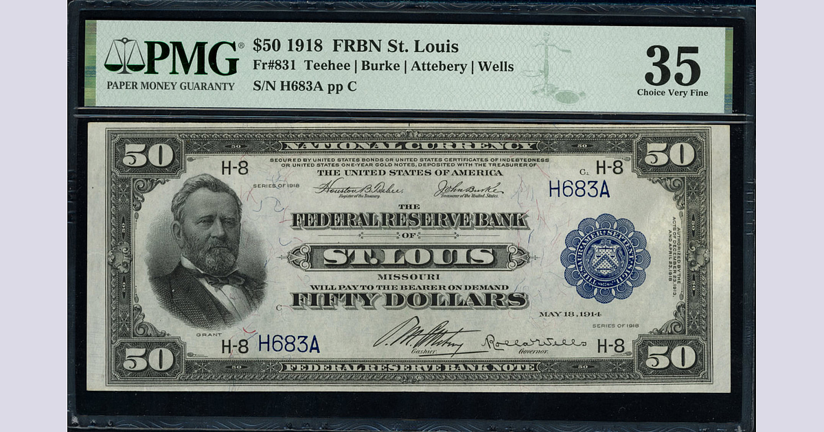 The Atlantic Collection of U.S. Banknotes at GreatCollections Coin Auctions