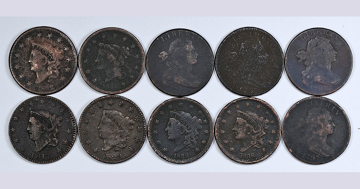 A Hoard of Large Cents at GreatCollections Coin Auctions