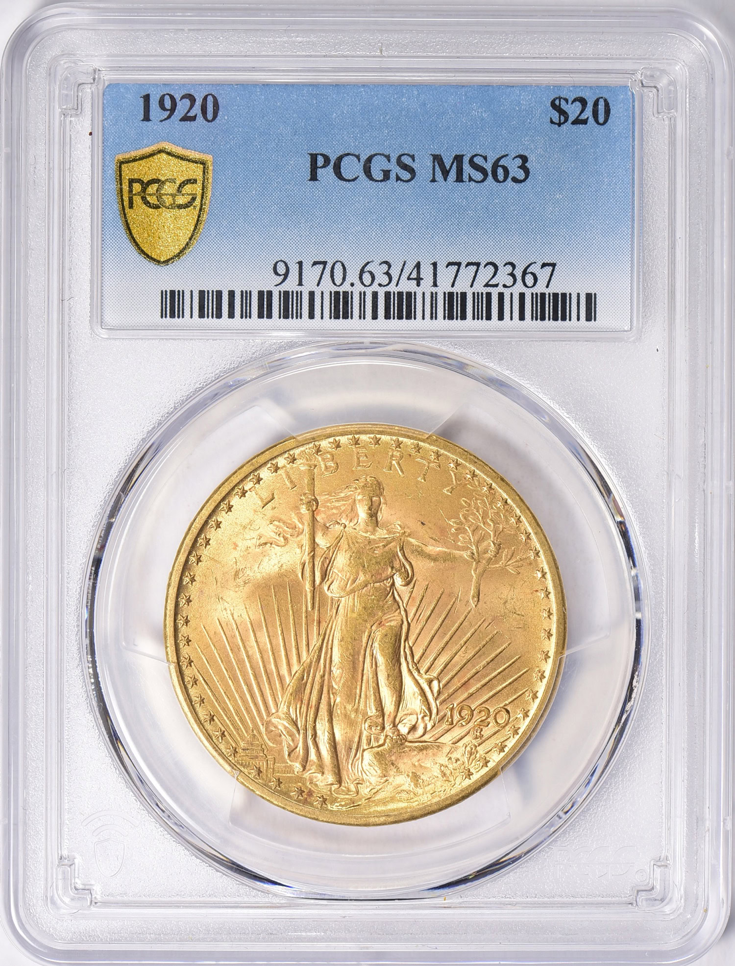 1920 Saint-Gaudens Gold Double Eagle PCGS MS-63 (Item 1123792 ...