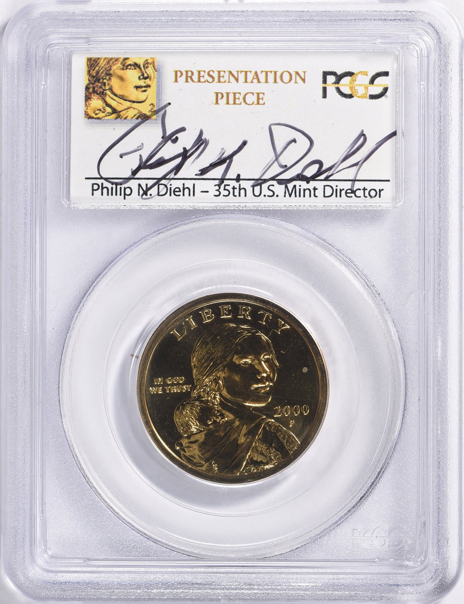 2000-P Sacagawea Dollar Goodacre Presentation PCGS SP-67 (Philip Diehl ...