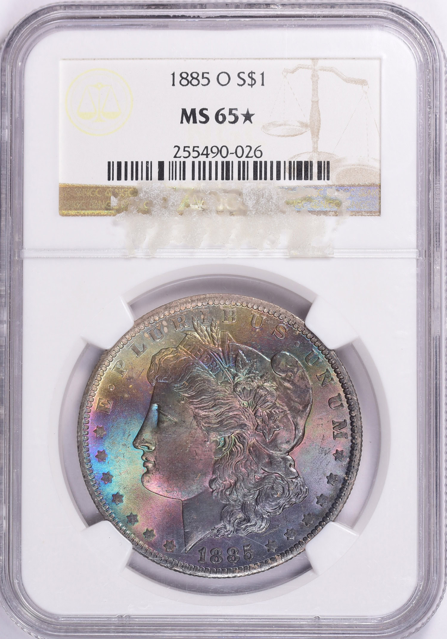 1885-O Morgan Silver Dollar NGC MS-65 ★ (Toned) (Item 1433627 ...
