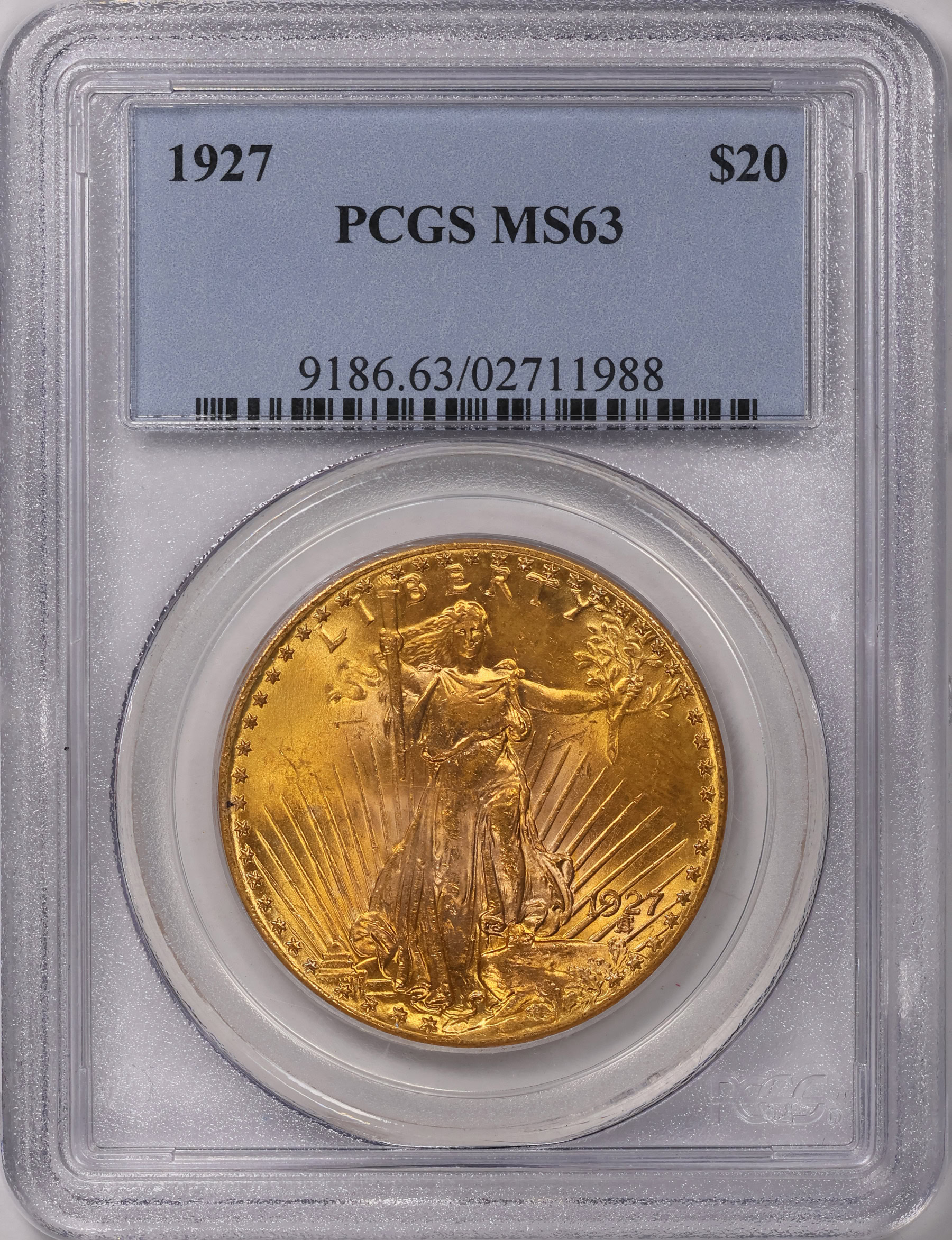 1927 Saint-Gaudens Gold Double Eagle PCGS MS-63 (Item 1488195 ...