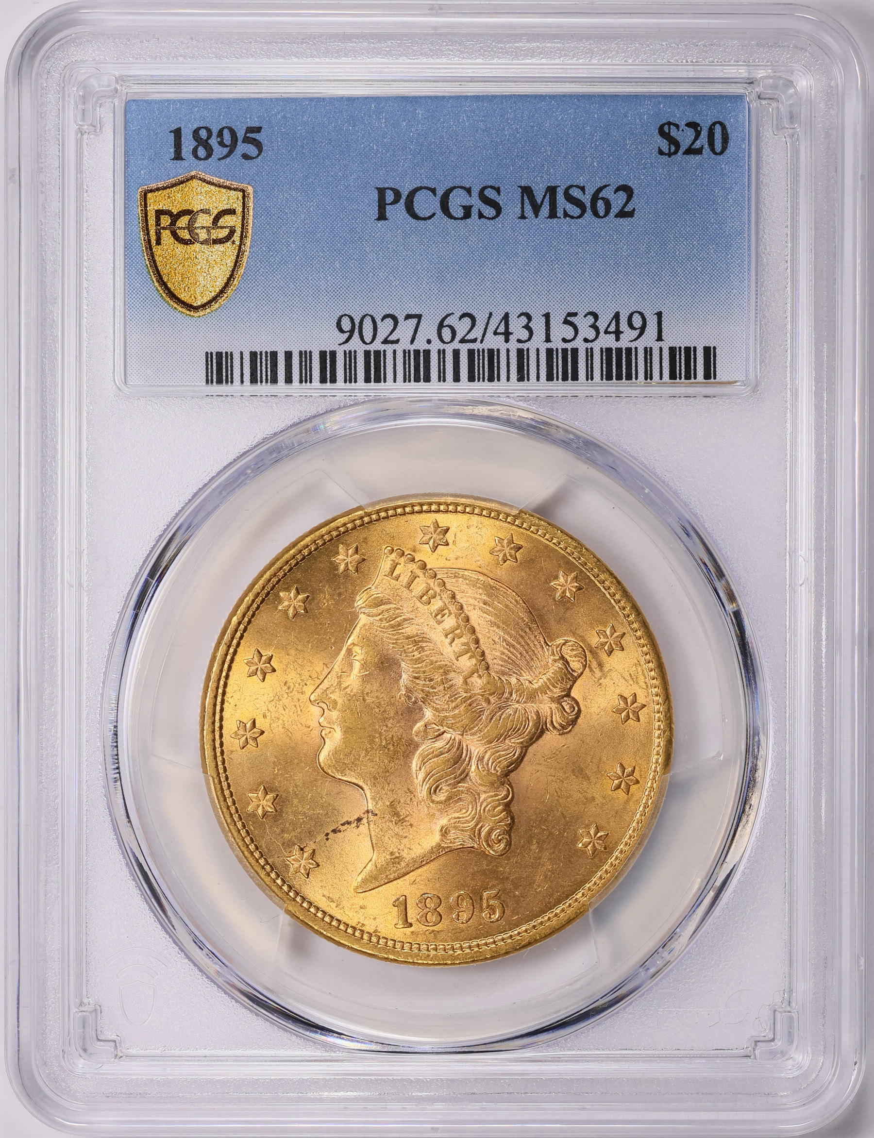 1895 Liberty Gold Double Eagle PCGS MS-62 (Item 1496101 ...