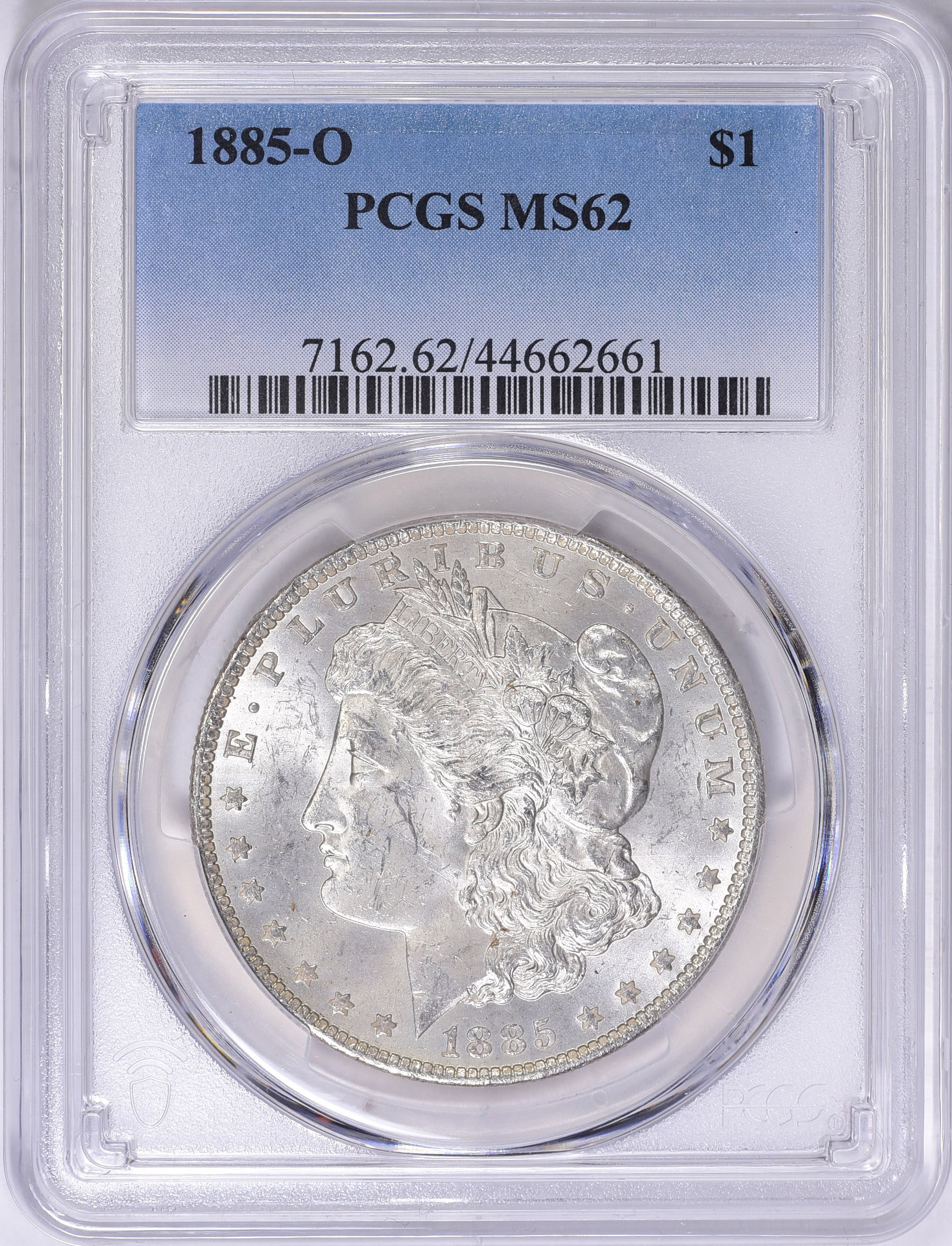 1885-O Morgan Silver Dollar PCGS MS-62 (Item 1501998) | GreatCollections Coin Auctions
