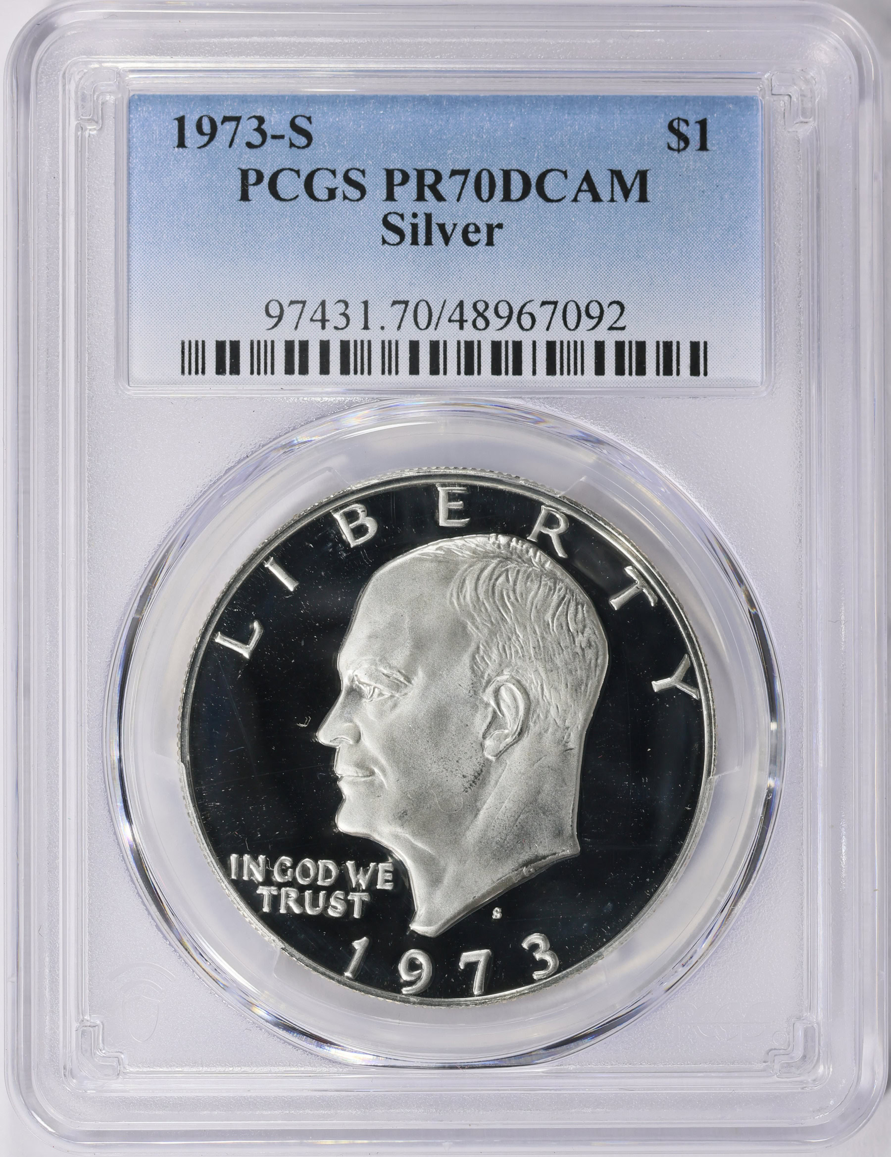 1973-S Eisenhower Dollar Silver PCGS Proof-70 DCAM (Item 1531182 ...