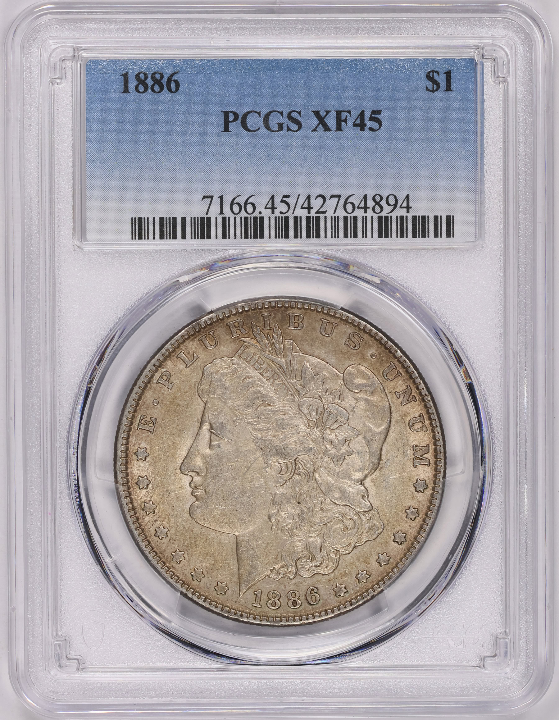 1886 Morgan Silver Dollar PCGS XF-45 (Item 1552244) | GreatCollections Coin Auctions