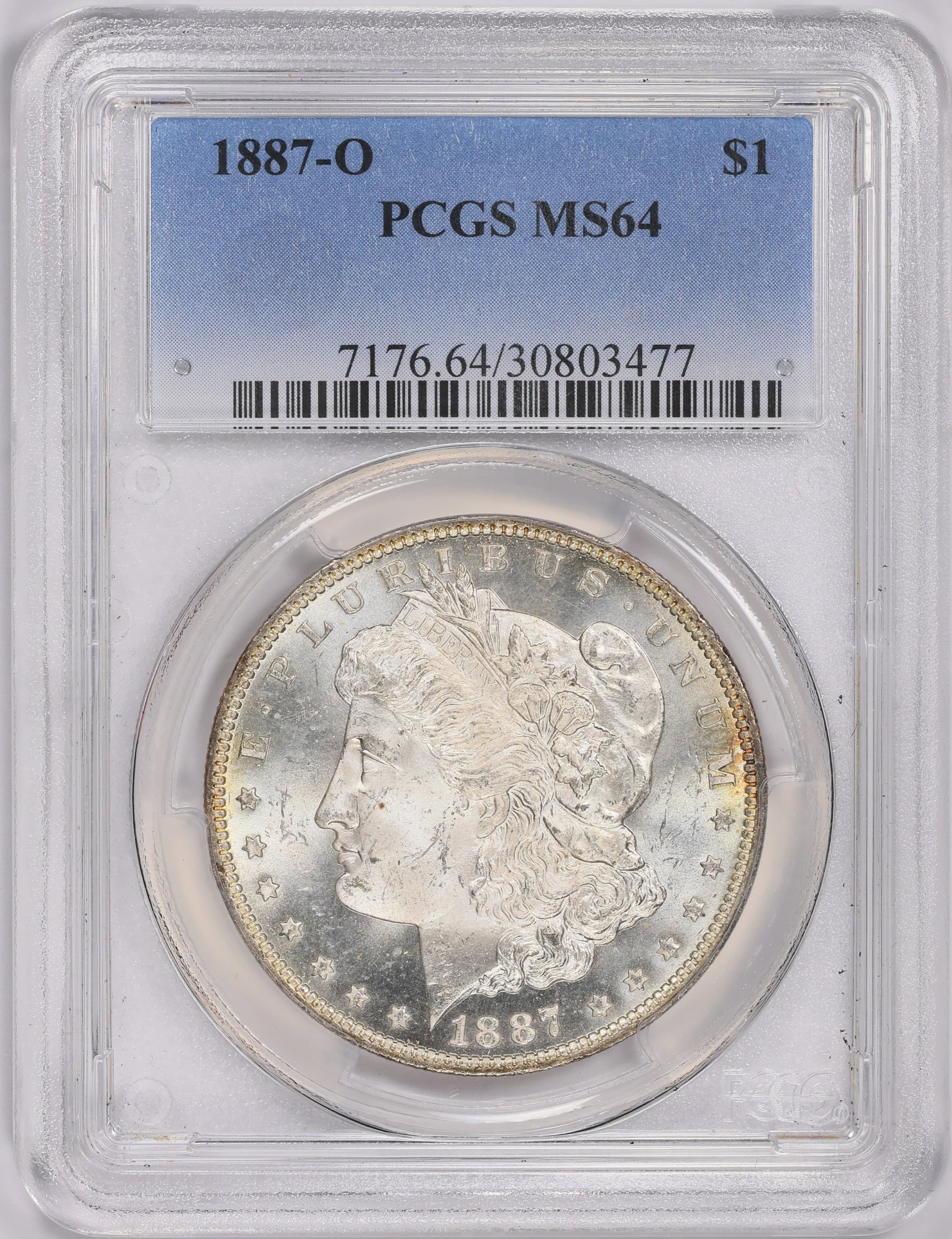 1887-O Morgan Silver Dollar PCGS MS-64 (Item 1577133) | GreatCollections Coin Auctions