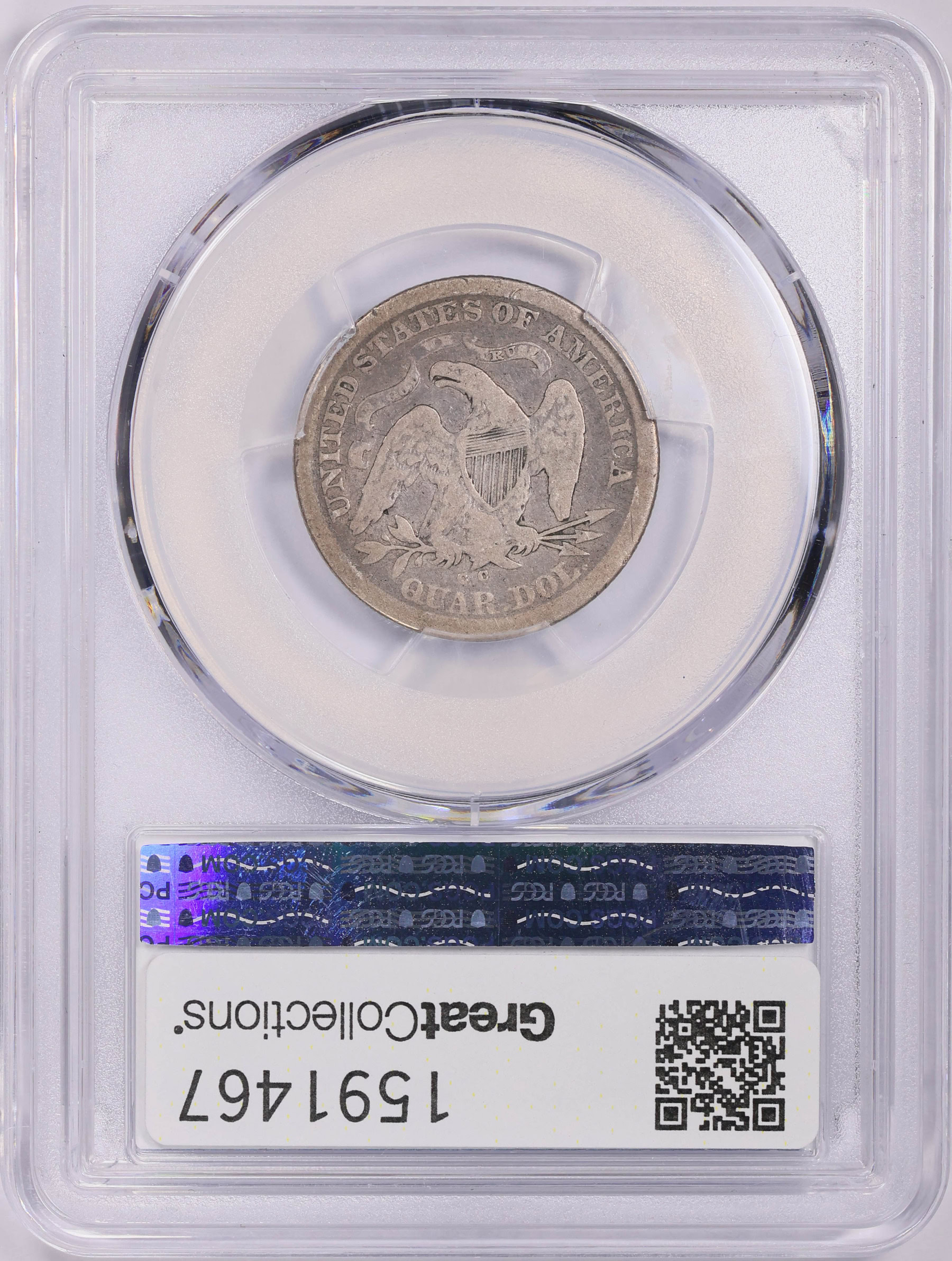 1870-CC Seated Liberty Quarter PCGS G-06 (Item 1591467 ...