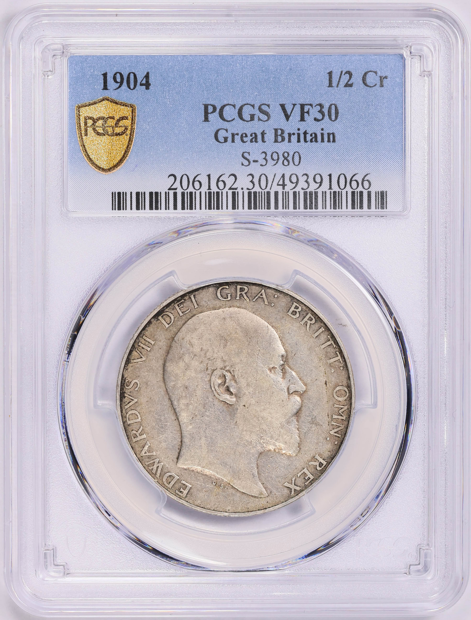 Great Britain 1904 Silver 1/2 Crown KM-802 PCGS VF-30 (Item 1611250 ...