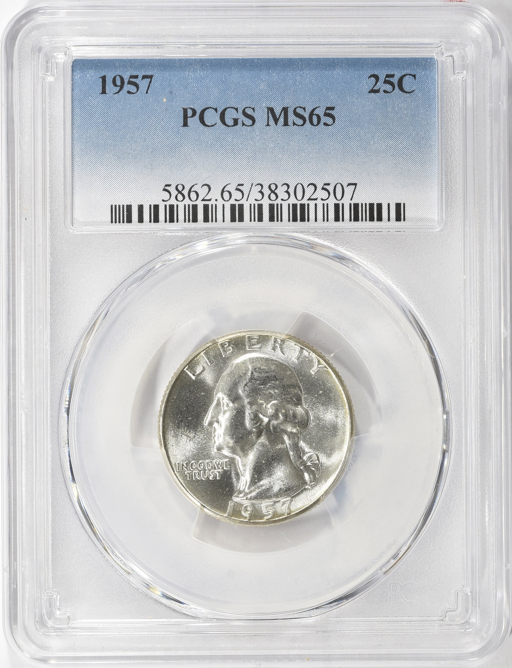 1957 Washington Quarter PCGS MS-65 (Item 1611646) | GreatCollections Coin Auctions