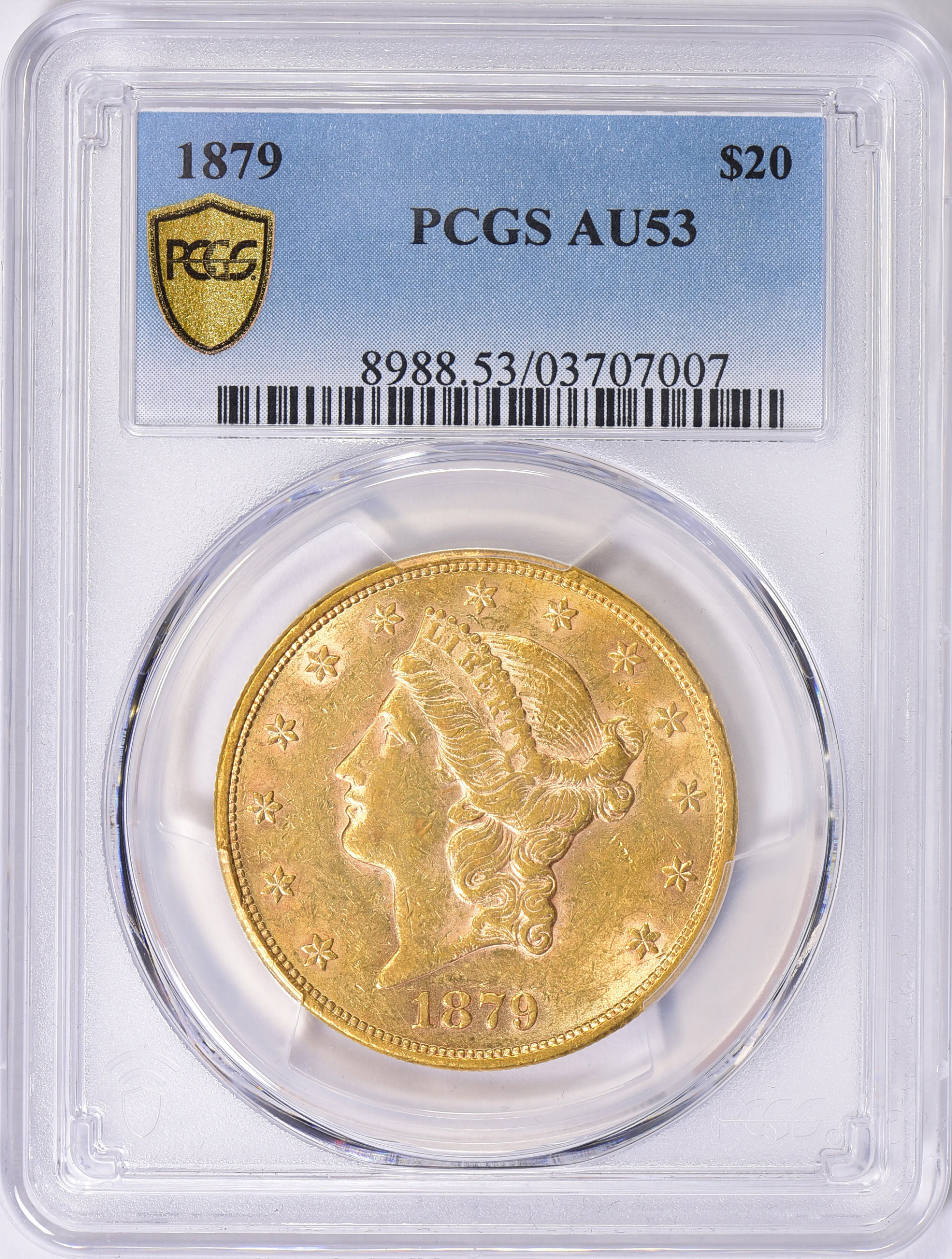 1879 Liberty Gold Double Eagle PCGS AU-53 (Item 1613082 ...