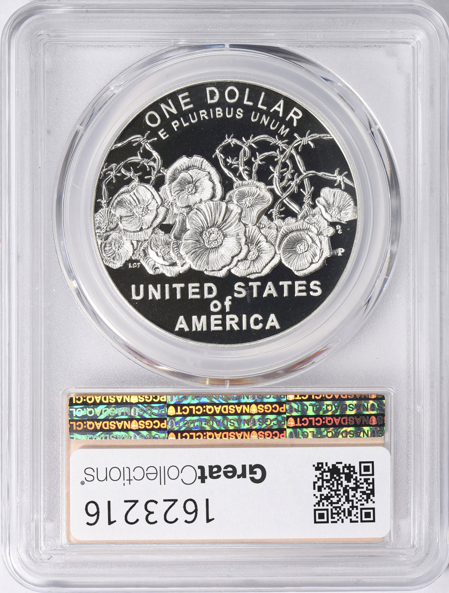 2018-P World War I WWI Centennial Silver Dollar First Strike PCGS Proof ...