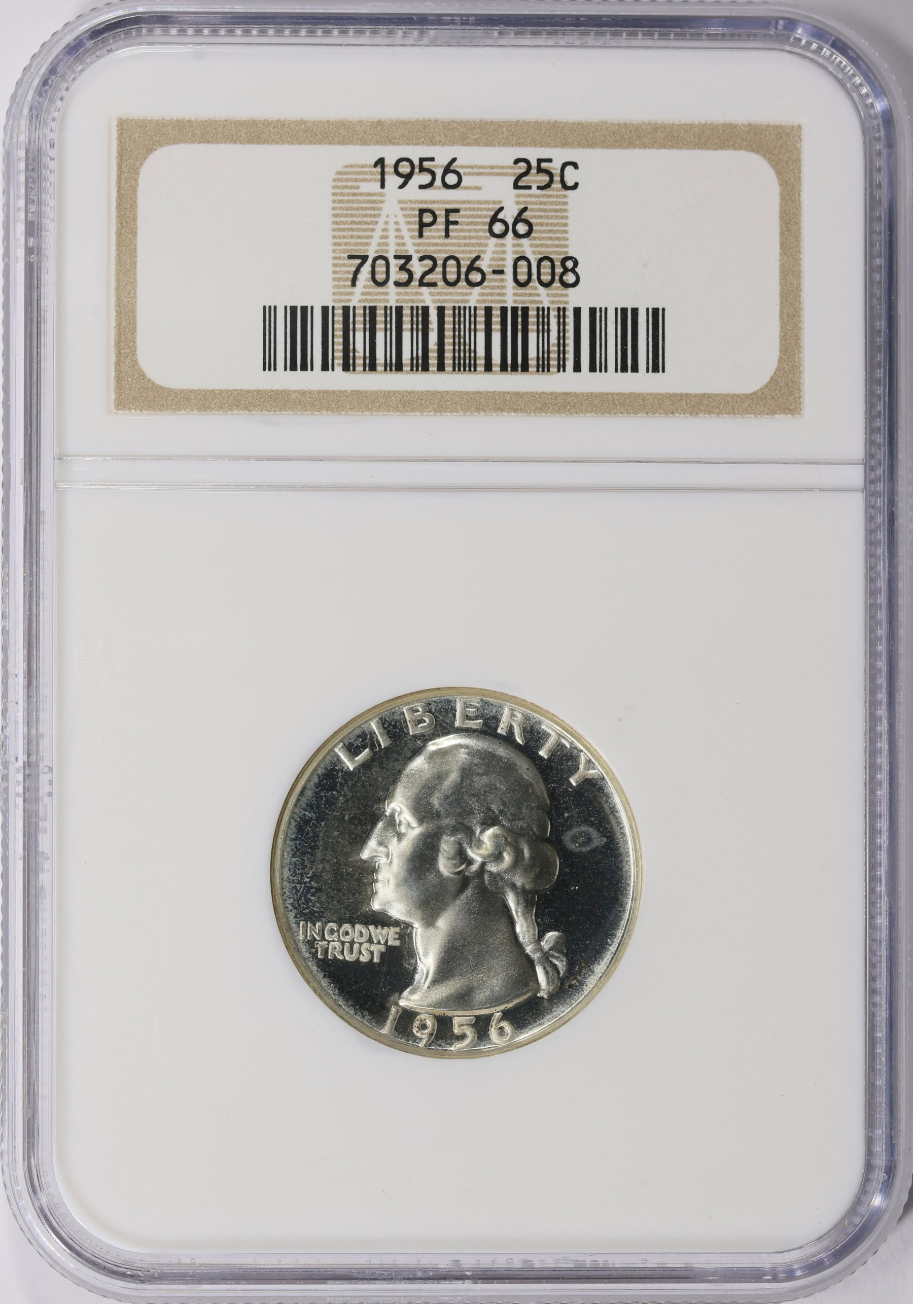 1956 Washington Quarter NGC Proof-66 (Item 1624848) | GreatCollections ...