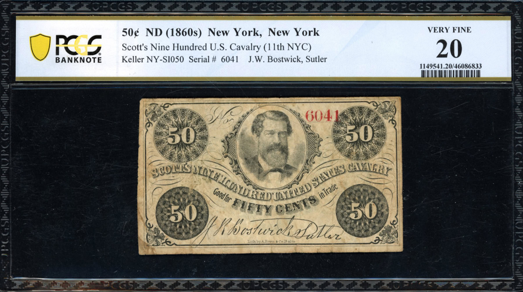 1860s New York City, New York Scott's Nine Hundred U.S. Cavalry 50 ...
