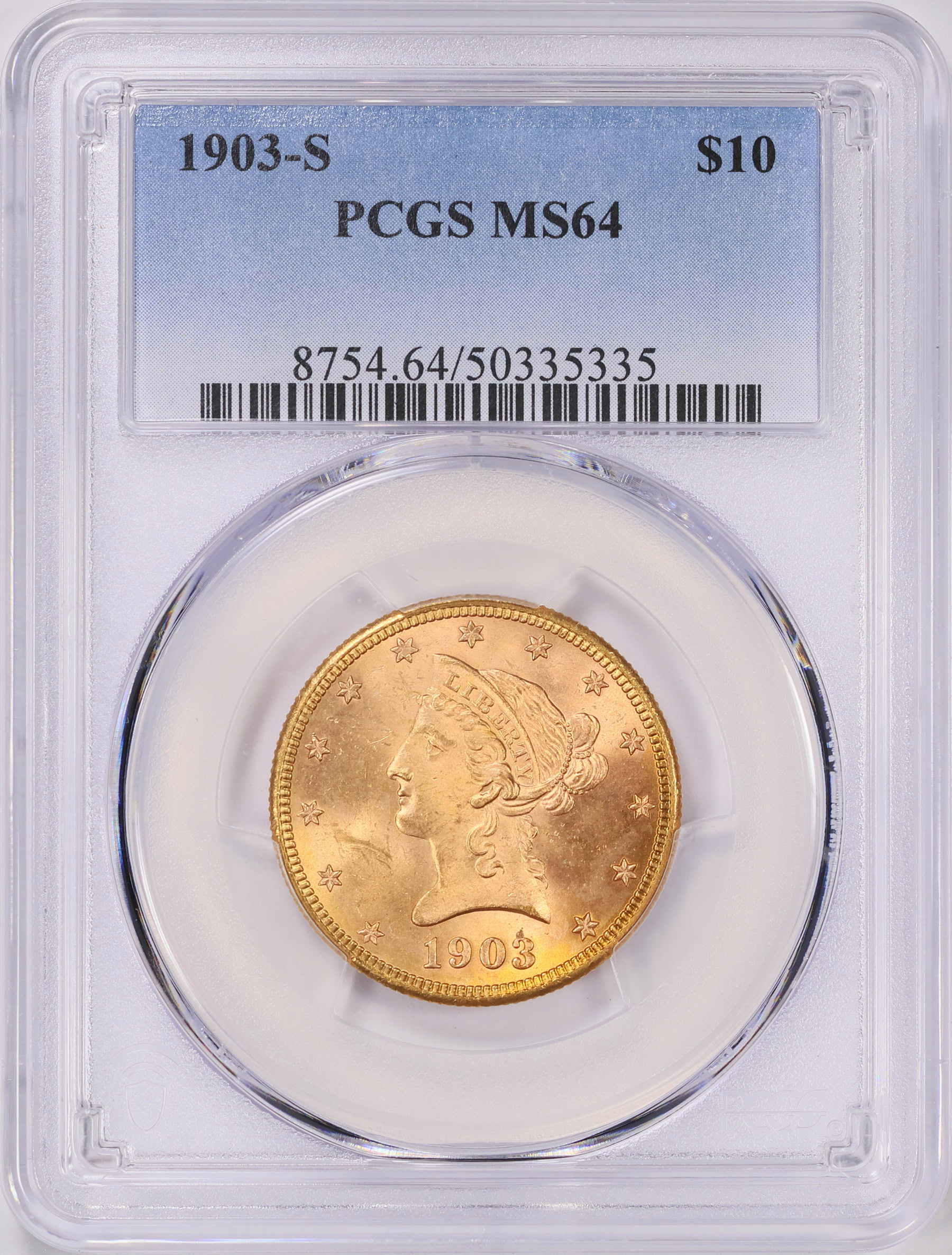 1903-S Liberty Gold Eagle PCGS MS-64 (Item 1630085) | GreatCollections ...