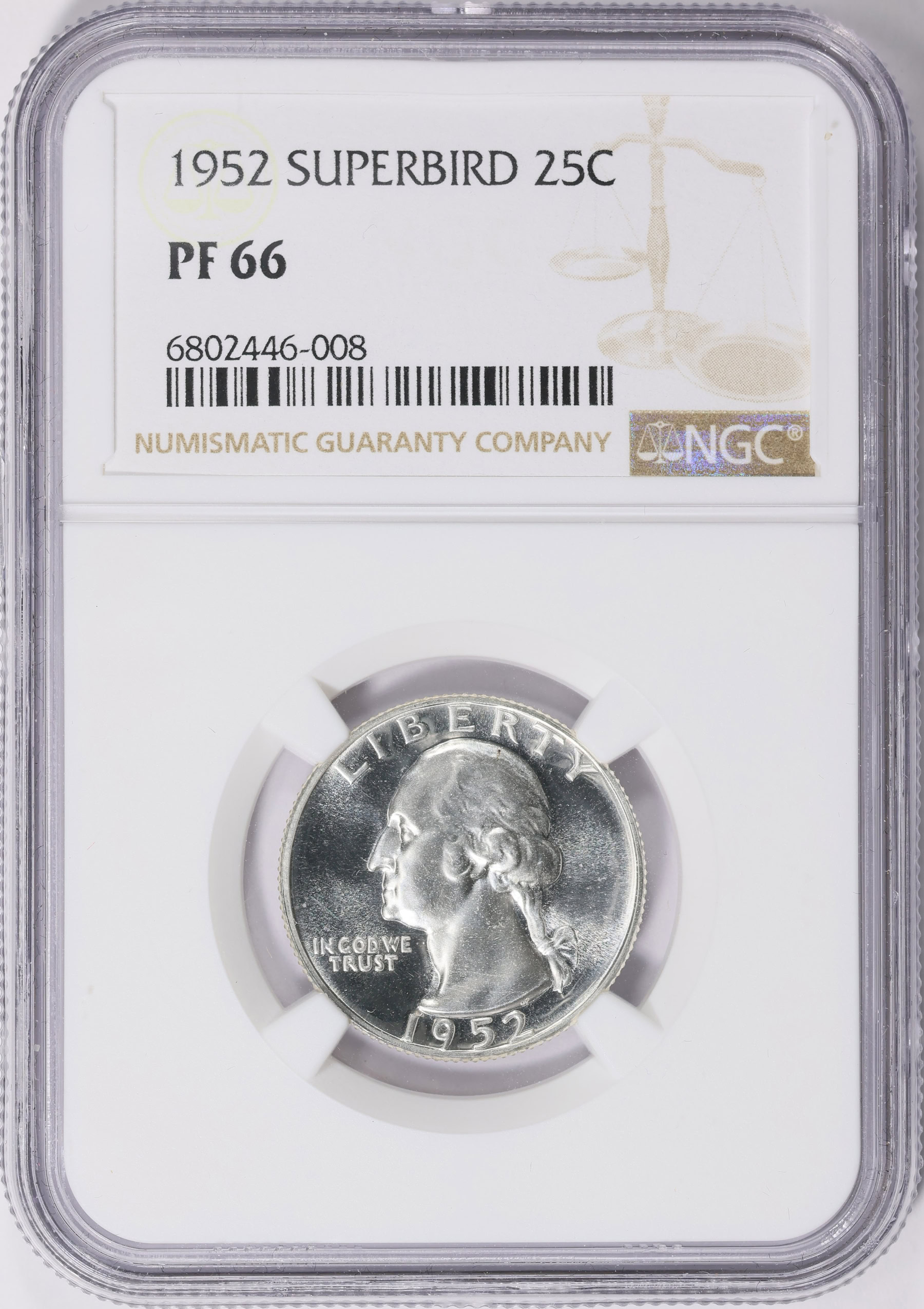 1952 Washington Quarter Superbird NGC Proof-66 (Item 1630180 ...