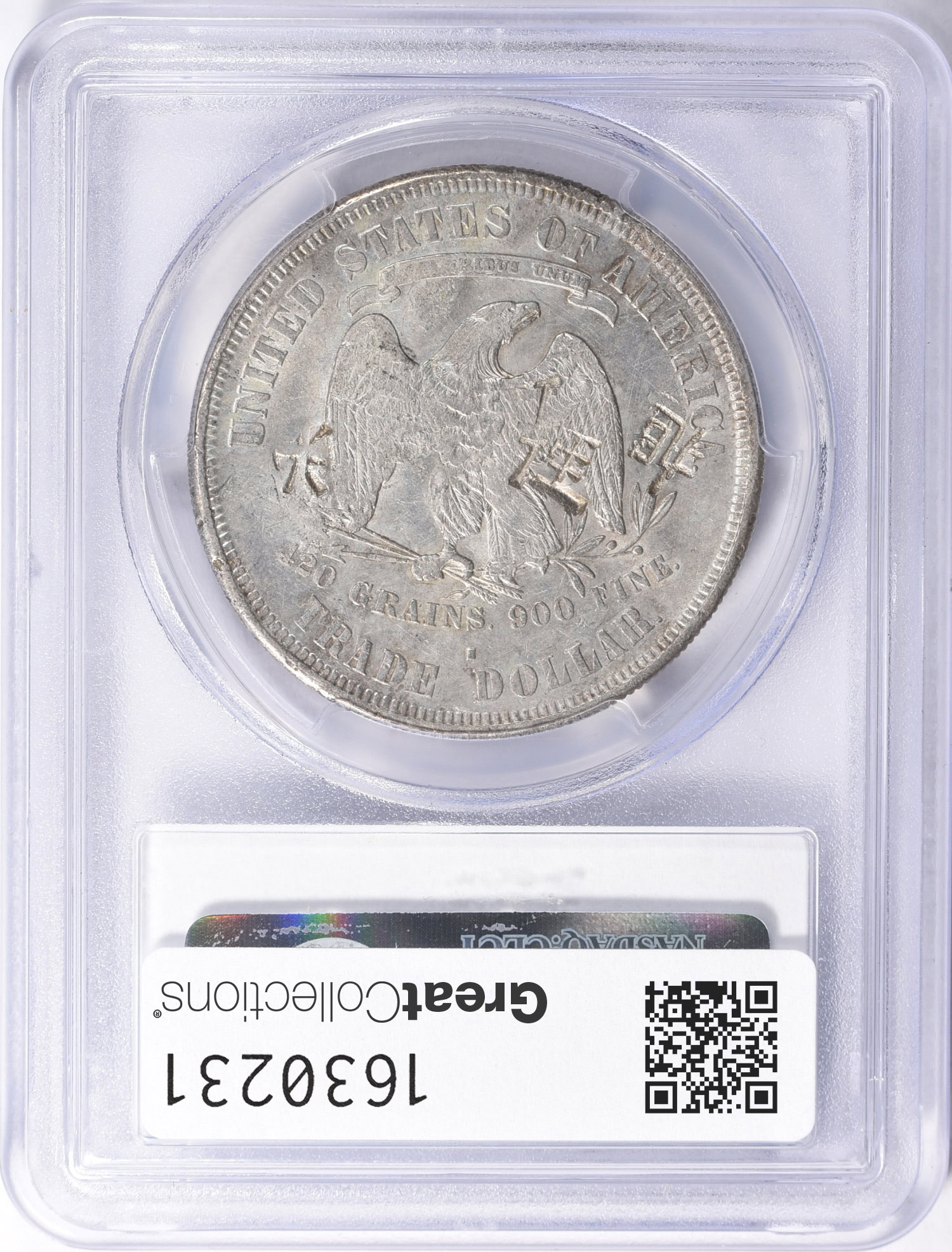 1877-S Trade Silver Dollar Chop Mark PCGS AU-55 (Item 1630231 ...