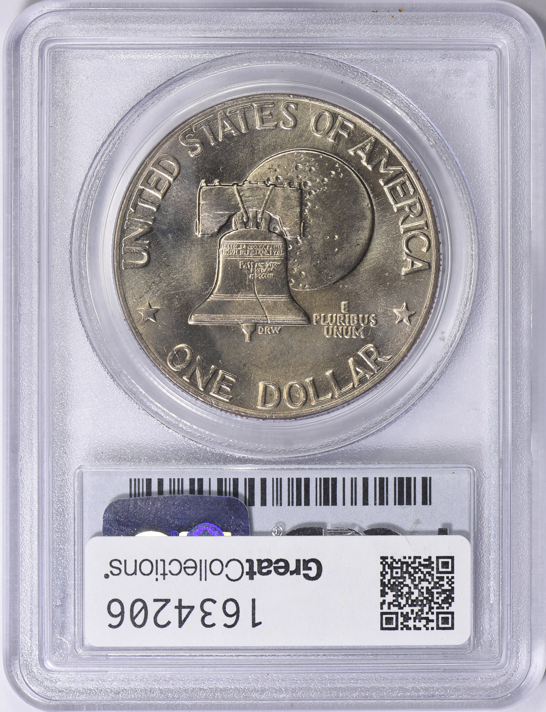 1976-D Eisenhower Dollar Type 2 PCGS MS-66 (Item 1634206) | GreatCollections Coin Auctions
