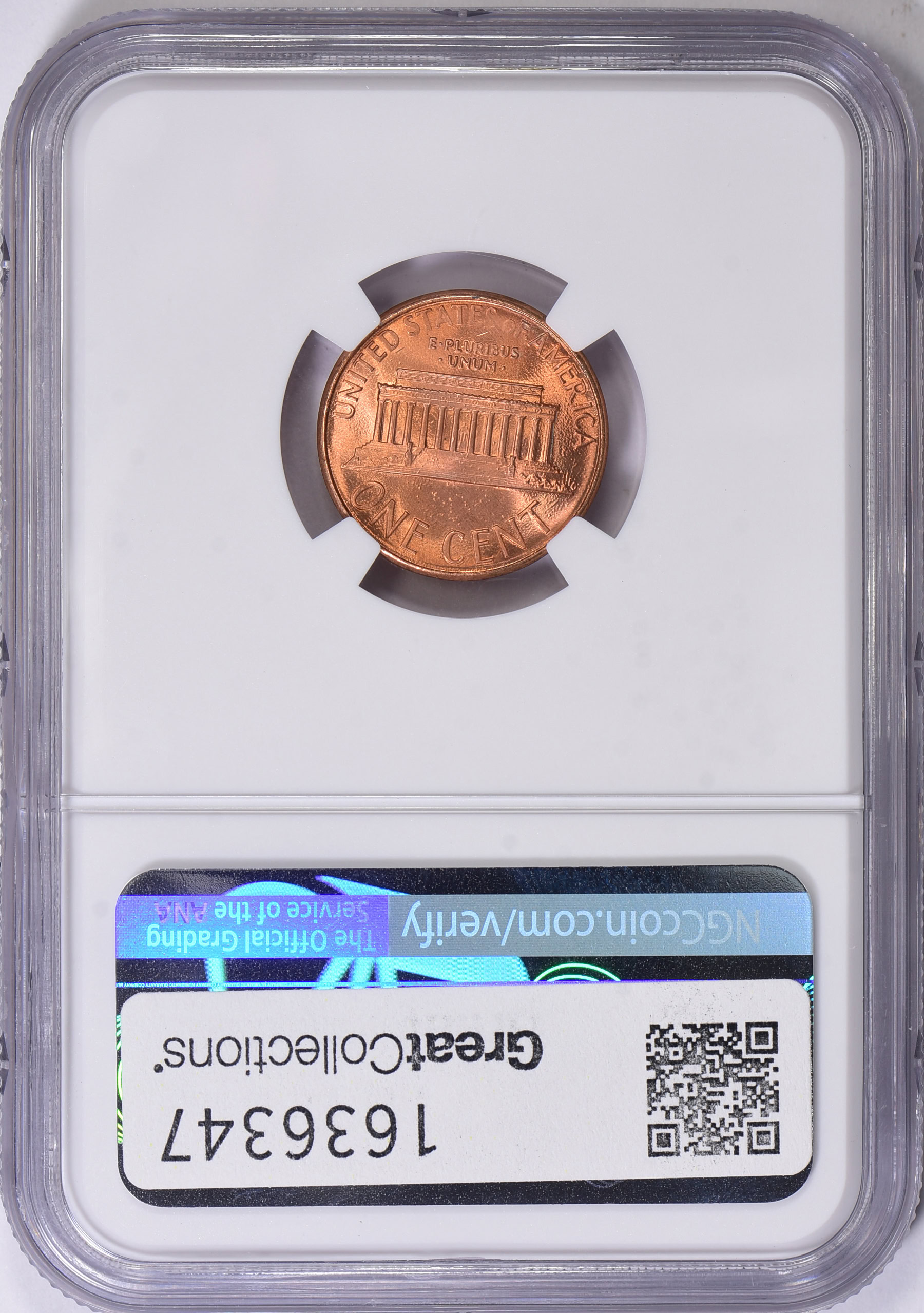 1987-D Lincoln Cent NGC MS-68 RD (Item 1636347) | GreatCollections Coin ...