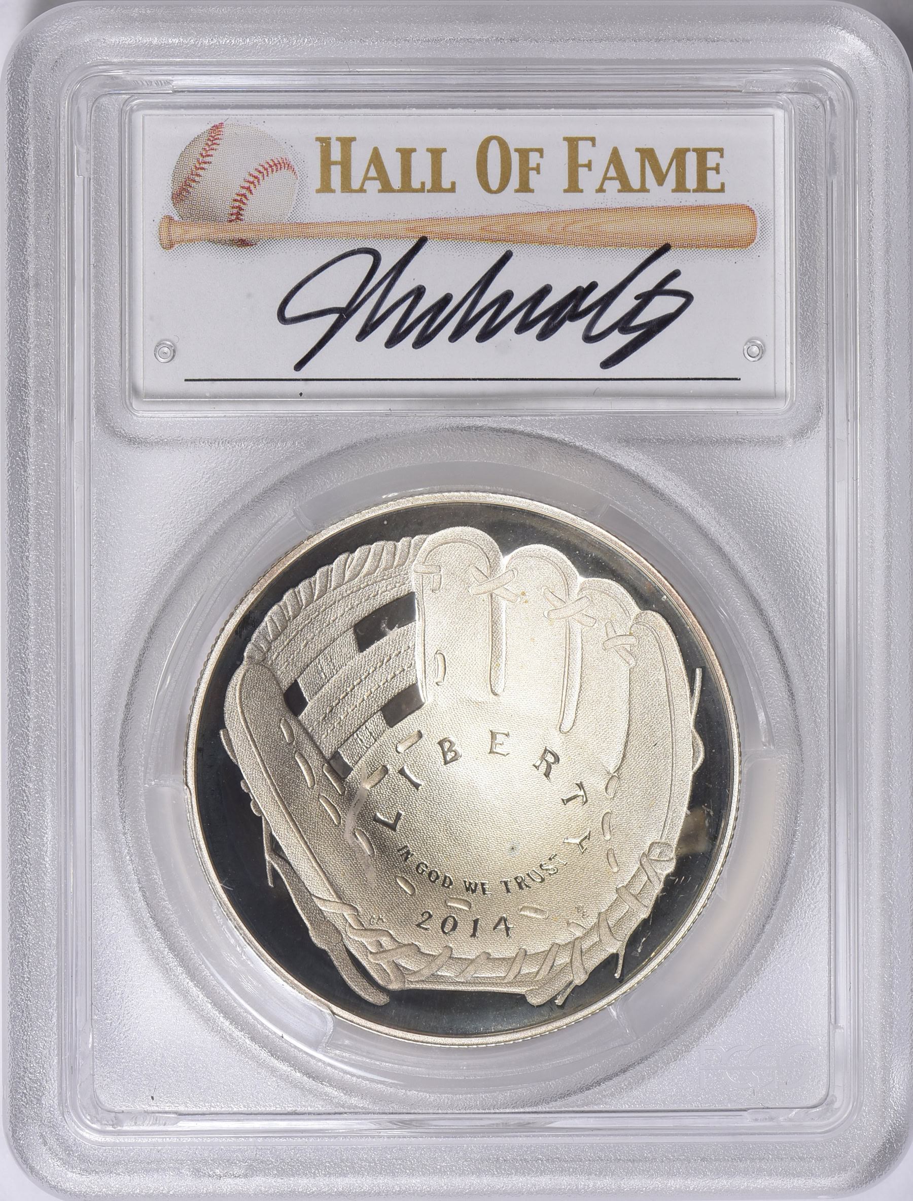 2014-P Baseball Hall of Fame Silver Dollar PCGS Proof-70 DCAM (John ...
