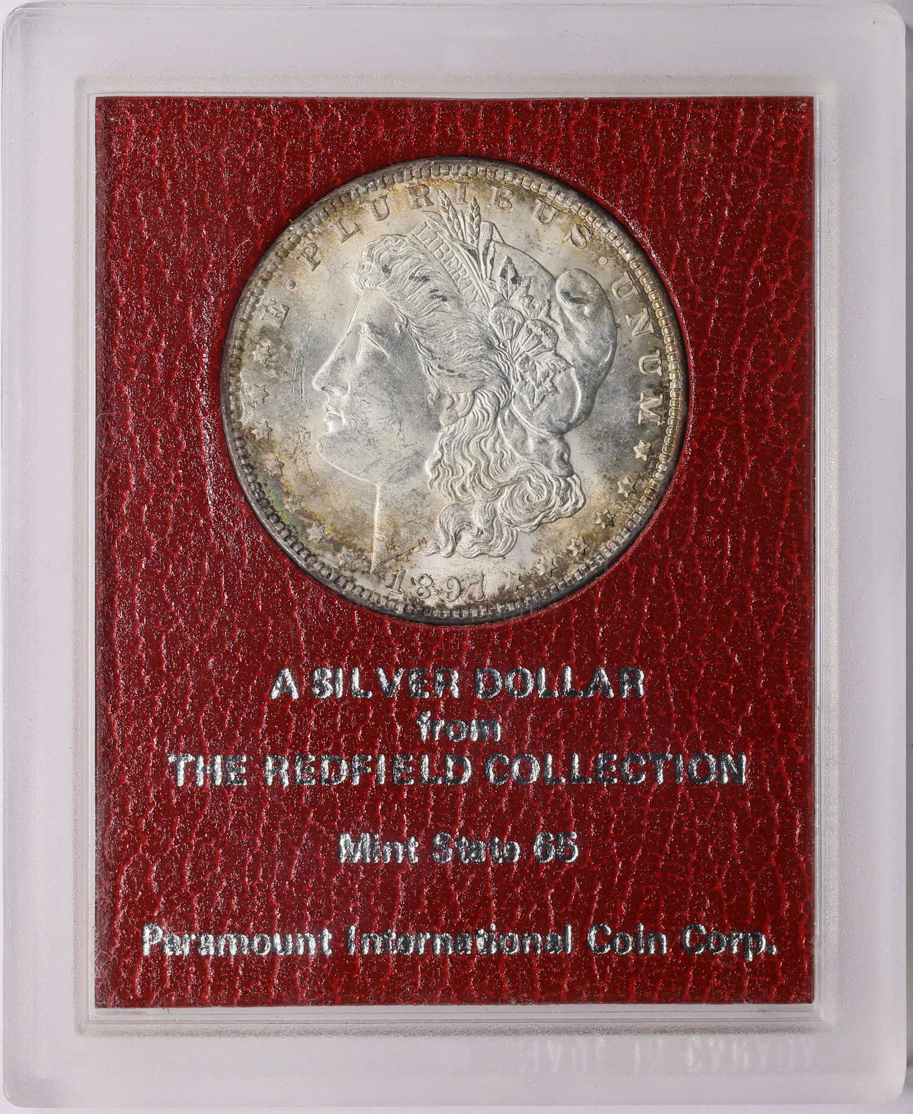 1897 Morgan Silver Dollar MS-65 (Redfield Collection) (Paramount Red ...