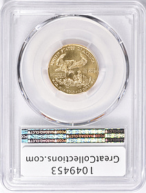 1997 $10 Quarter-Ounce Gold American Eagle PCGS MS-70 (Item 1049453 ...