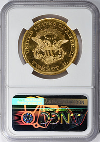 1857-S Liberty Gold Double Eagle Spiked Shield Shipwreck S.S. Central America NGC MS-66+ PL (CAC ...