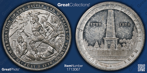 1878 HK-121 So-Called Dollar $1 Wyoming Battle & Massacre NGC MS-61 ...