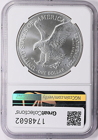 2023 $1 Silver Eagle Early Releases NGC MS-70 (Premier Select Series ...
