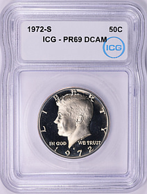 1972-S Kennedy Half Dollar ICG Proof-69 DCAM (Item 1997213 ...
