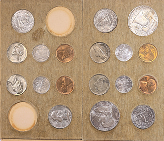 1956 U.S. Mint Double Mint Set Uncertified With Original Government ...