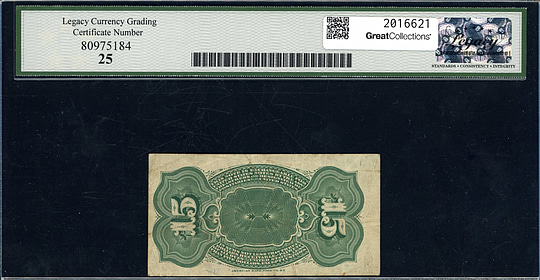 Fr. 1267 Fourth Issue 15 Cents Fractional Currency Note Allison ...