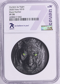 Palau 2020 Silver $10 Black Panther KM-863 NGC Proof-70 (ASW = 1.998 Oz ...