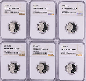 2018-S Jefferson Nickel NGC Proof-70 UC (11 Coins) (Item 2145156 ...
