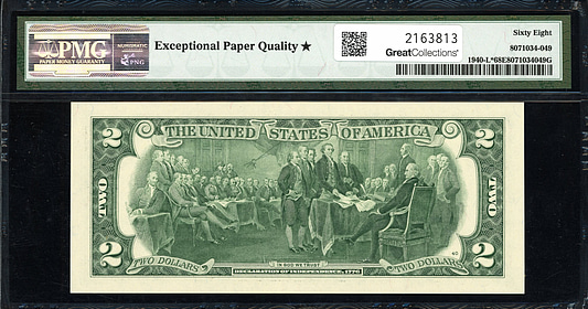 Fr. 1940-L* (L* Block) 2013 $2 San Francisco Federal Reserve Star Note ...