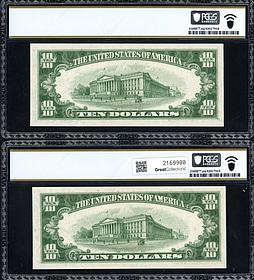 Fr. 1704* (*A Block) 1934C $10 Silver Certificate Star Notes ...