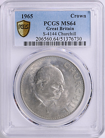 Great Britain 1965 Crown Churchill KM-910 PCGS MS-64 (Item 2172411 ...